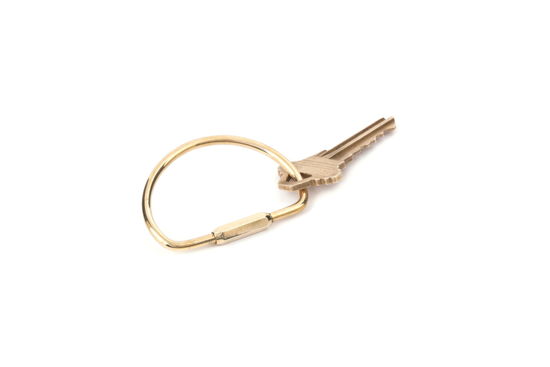 Brass Keyring – Kikkerland B.V