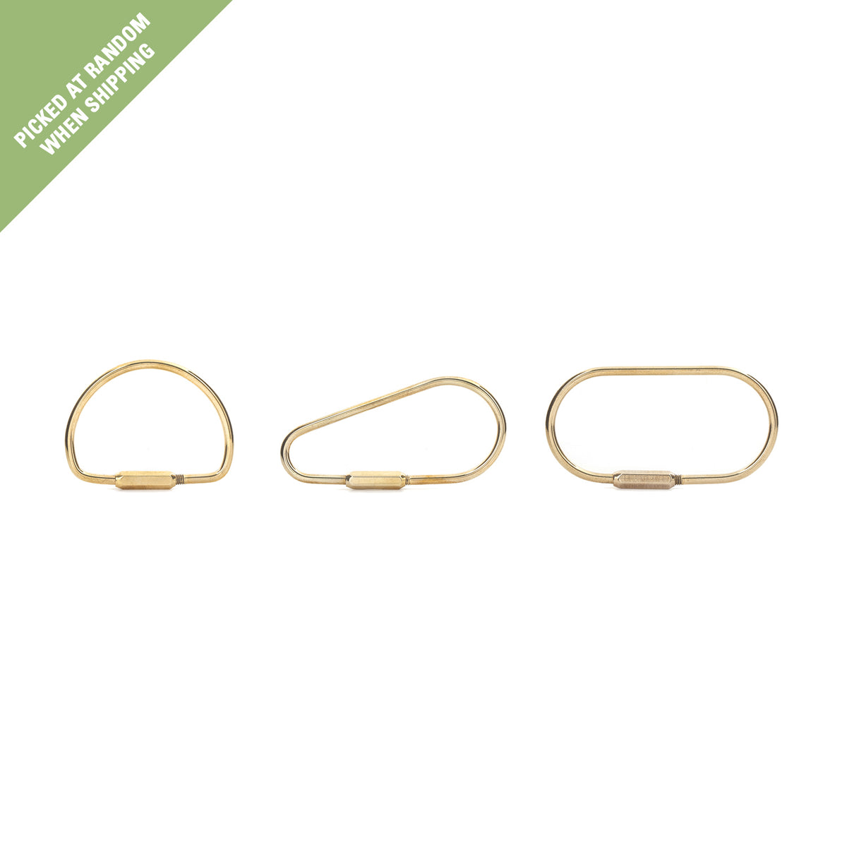 Brass Keyrings — Kikkerland B.V